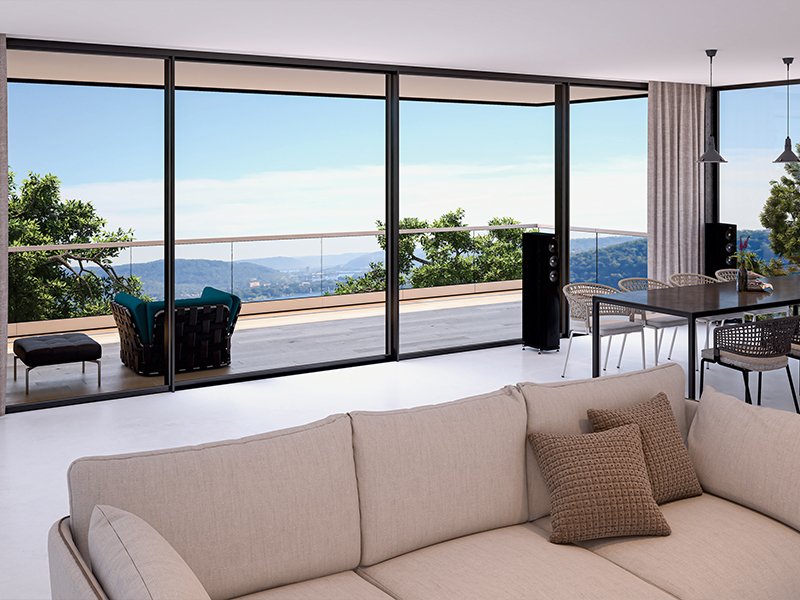 Seamless Transitions With Aluminium Lift and Sliding Doors